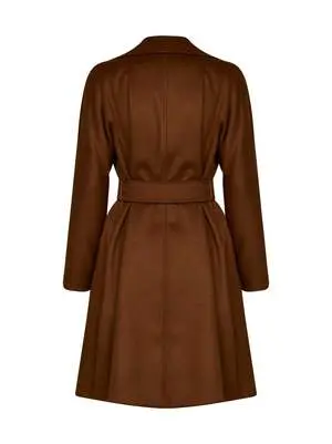 Max Mara Belted Wrap Coat - Multicolor