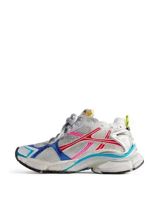 Balenciaga Mesh And Nylon Worn-out Effect Runner Sneakers