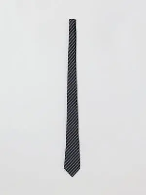 Zegna Striped Silk Tie - Blue
