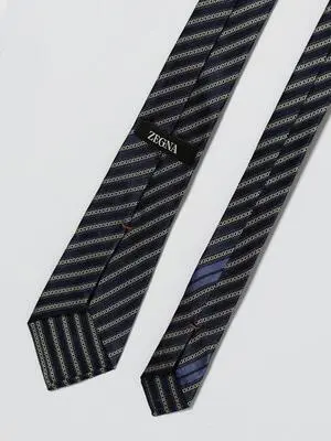 Zegna Striped Silk Tie