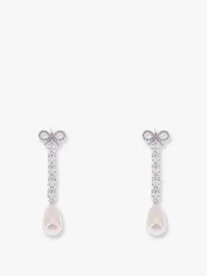 SELF-PORTRAIT Brass Earrings - Silver