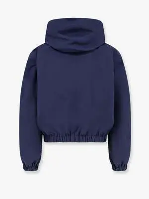 Celine Cotton Blend Hooded Jacket