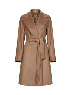Max Mara Belted Wrap Coat - Multicolor
