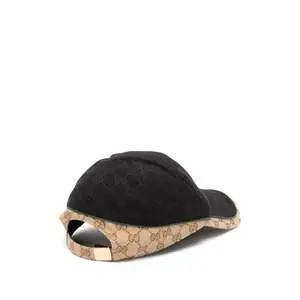 Gucci Monogrammed Baseball Cap - Black