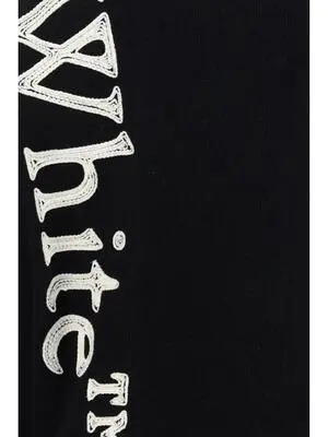 Off-White Vertical Bookish Crewneck Sweater - Black