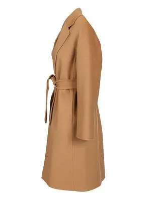Max Mara Cashmere Wrap Coat - Cream