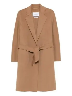 Max Mara Cashmere Wrap Coat - Cream