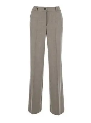 P.a.r.o.s.h Blend Wool Belted Trousers