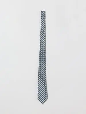 Zegna Striped Silk Tie - Blue