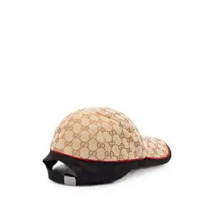 Gucci Monogrammed Baseball Hat - Cream