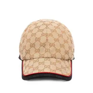 Gucci Monogrammed Baseball Hat - Cream