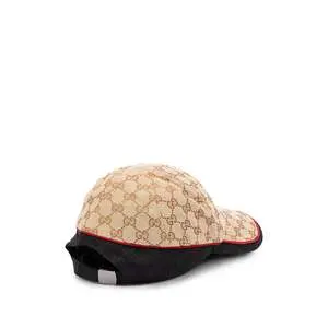 Gucci Monogrammed Baseball Hat - Cream