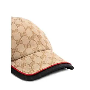 Gucci Monogrammed Baseball Hat - Cream