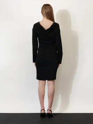 Max Mara Mxpumido Virgin Wool Dress