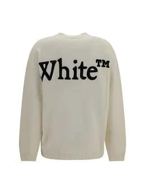 Off-White Bookish Shared Crewneck Sweater - Multicolor