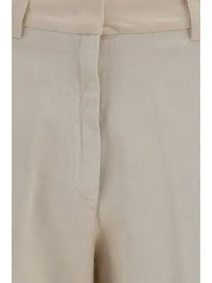 FORTE_FORTE Cotton Chino Pants - Cream