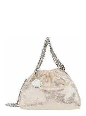 Stella McCartney Falabella' Pink Crossbody Bag With Drawstring Closure And Chain Strap In Ecoleather For - Multicolor