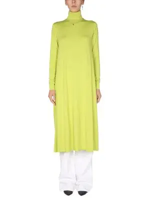 Raf Simons Jersey Long Dress - Green