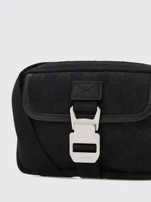 Gucci Rectangular Jacquard Crossbody Bag With Gg Monogram And Front Pocket