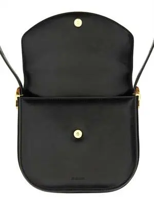 JIL SANDER Leather Coin Shoulder Bag