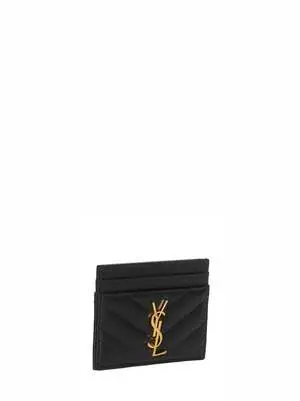 Saint Laurent Cassandre Matelassé Mini Cardholder