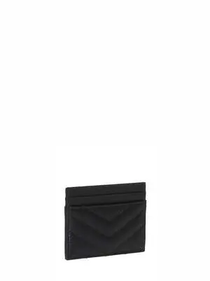 Saint Laurent Cassandre Matelassé Mini Cardholder