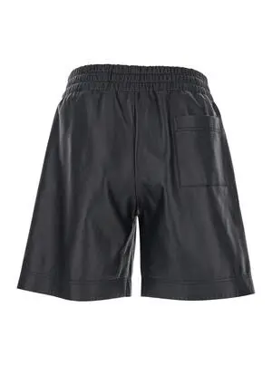 Gucci Leather Bermuda Shorts - Multicolor