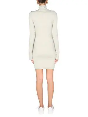 Off-White High Neck Dress