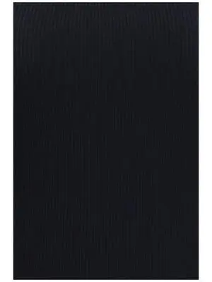 Max Mara Ribbed Jersey Tank Top - Black