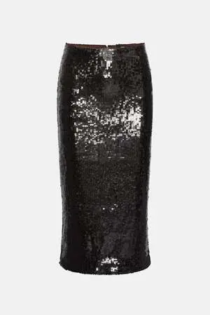 ROTATE BY BIRGER CHRISTENSEN Sequins Pencil Skirt - Multicolor