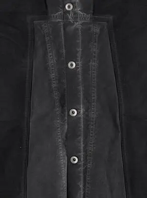 Rick Owens Splintered' Grey Shirt With Classic Collar And Faded Effect In Cotton - Multicolor