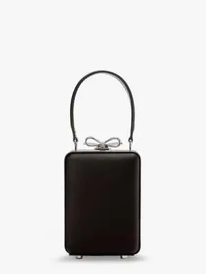 SELF-PORTRAIT Satin Shoulder Bag With Crystals