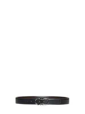FERRAGAMO Reversible And Adjustable Gancini Belt - Multicolor