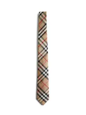 Burberry Check Silk Tie - Multicolor