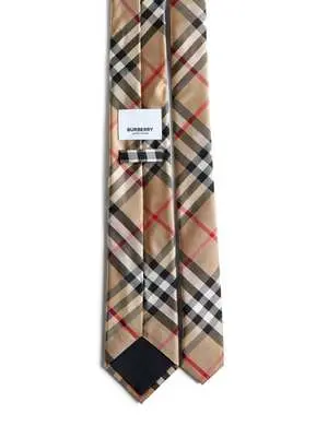 Burberry Check Silk Tie - Multicolor