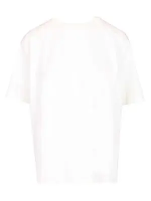 Jacquemus Cotton And Silk T-shirt - White
