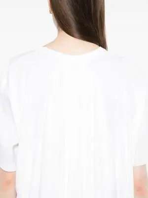 Jacquemus Cotton And Silk T-shirt - White