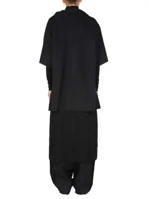 Raf Simons Ataraxia Wool Blend Dress - Black