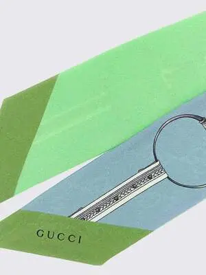 Gucci Horsebit Print Silk Bandeau