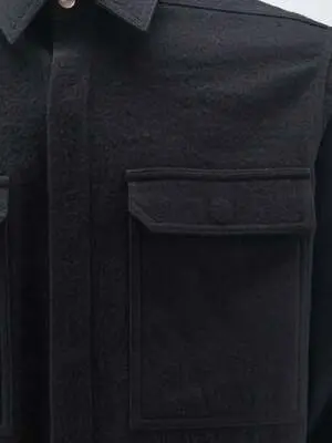 Rick Owens Cotton And Wool Outershirt