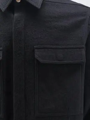 Rick Owens Cotton And Wool Outershirt