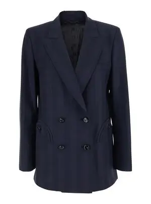 BLAZÉ MILANO Wool Checked Jacket - Multicolor