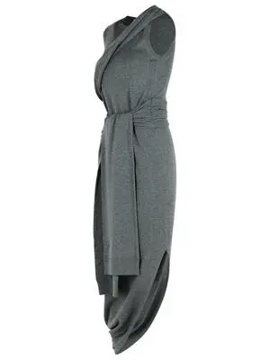JW Anderson Grey Wool Blend Dress