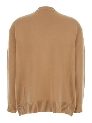 Max Mara Wool And Cashmere Blend Embroidered Pullover - Cream