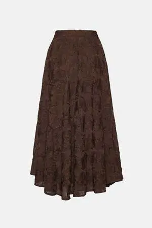 ROTATE BY BIRGER CHRISTENSEN Flower Mesh Sun Skirt