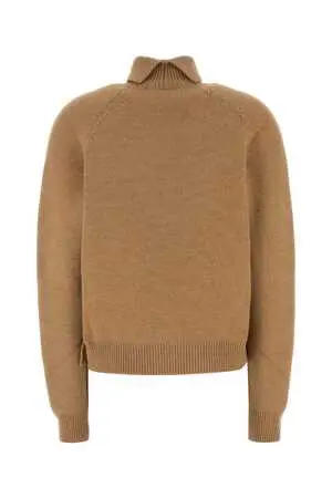 Fendi Camel Cashmere Blend Sweater