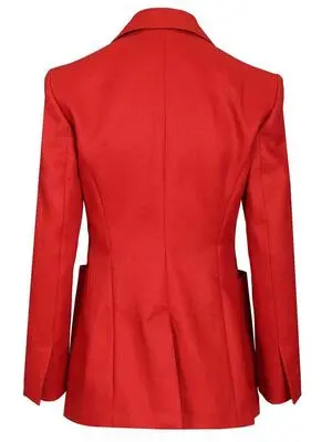 Max Mara Linen Blazer - Red