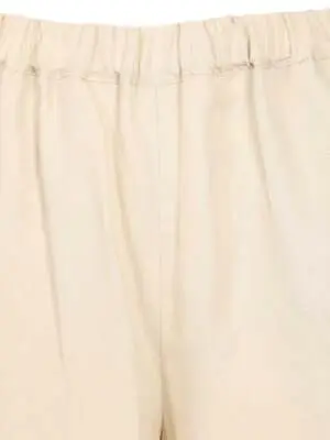 Max Mara Linen And Silk Trousers - Cream
