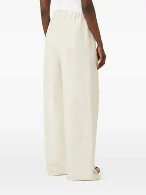 Max Mara Linen And Silk Trousers - Cream