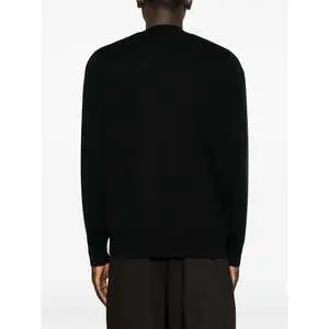 Dries Van Noten Merino Wool Knit Cardigan - Black